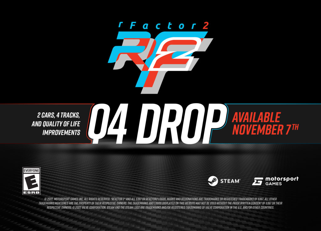 MOTORSPORT GAMES ANNOUNCES CONTENT UPDATE FOR rFACTOR 2 - Motorsport Games